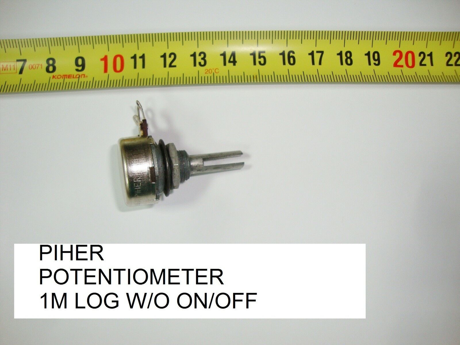 CARBON POTENTIOMETER. CARBON PIHER POTENTIOMETER.1M LOG S/IW/O ON/OFF ...