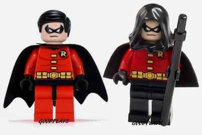 2 LEGO Super Heroes DC Batman Robin Minifigures 10937 6857 lot new ...