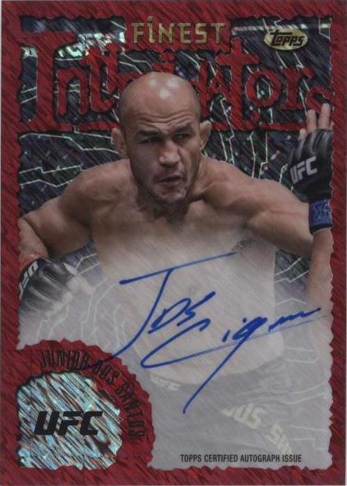 2024 Topps Finest UFC - Intimidators Autographs Junior Dos Santos #IA ...