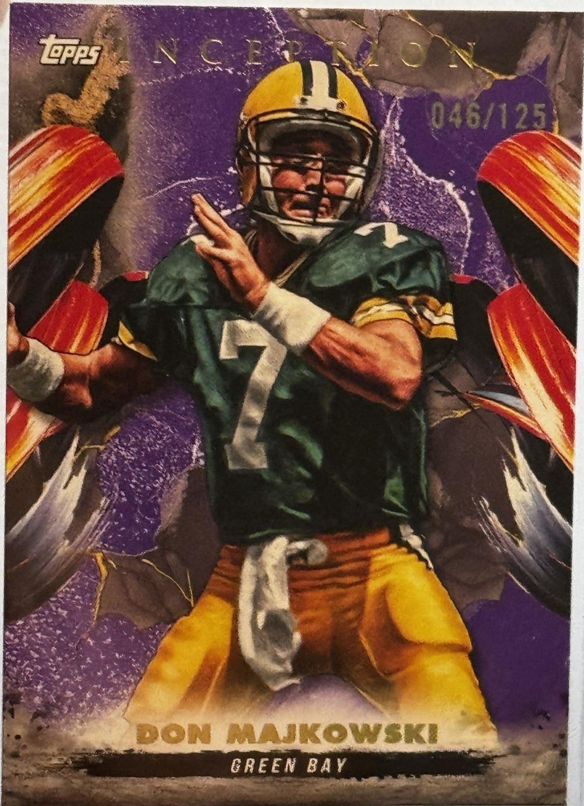 2024 Topps Finest - Rare Don Majkowski #216 Purple Refractor /125 for ...