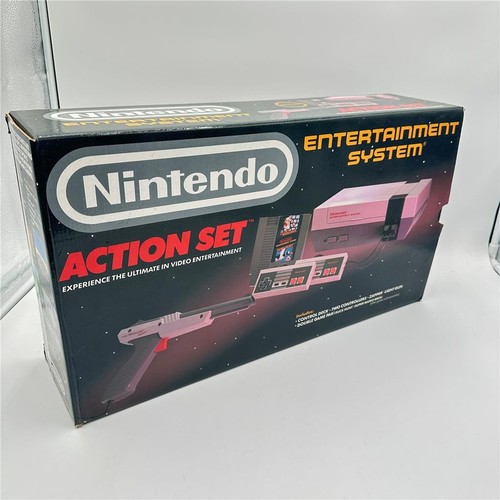 Nintendo NES Action Set w/ Grey Gun BOX ONLY 45496610043| eBay