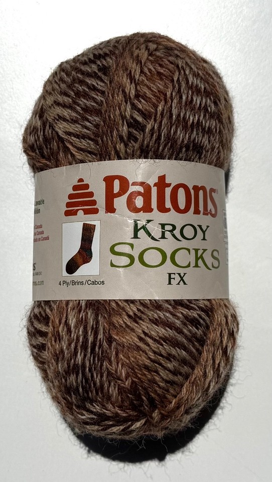 Patons Stretch Socks Yarn Wool Nylon Elastic 166 Yards 1.75 OZ. | eBay