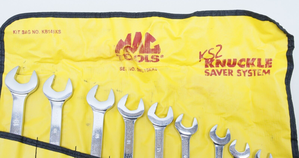 Mac Tools Metric Knuckle Saver Combination Wrench 10 Piece Set 10mm - 19mm | eBay