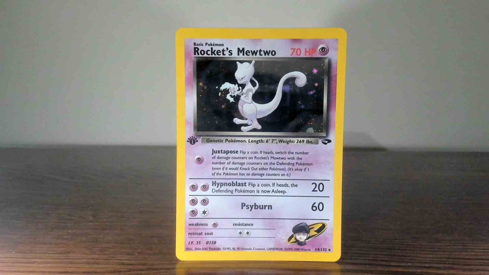 Pokemon Gym Challenge Rocket's Mewtwo 14/132 1st Edition Holo Rare | eBay