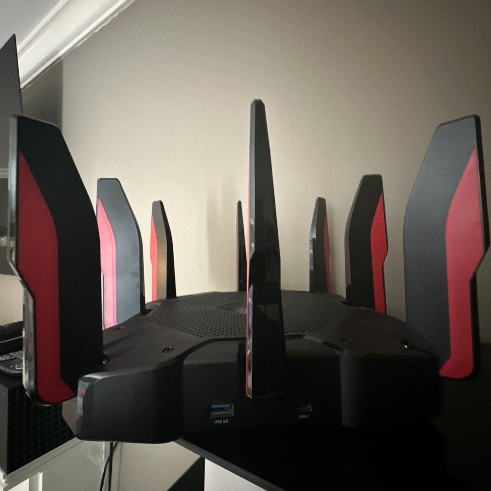 TP-LINK Archer AX11000 Tri-Band Wi-Fi 6 Gaming Router – Black/Red – St ...