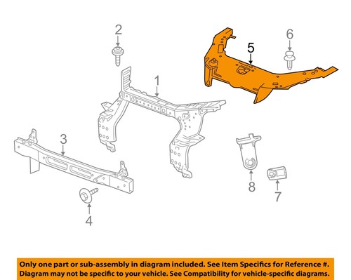 Buick GM OEM Radiator Core Support-Sight Shield Splash Cover Panel ...