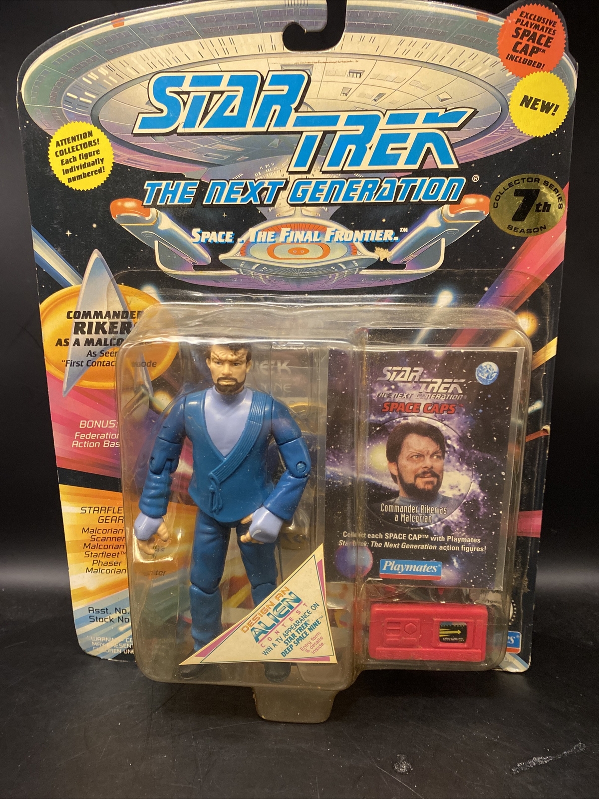 Star Trek Next Generation Riker as a Malcorian 5" Figure 1994 Playmates ...