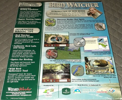 Bird Watcher: The Interactive Birding Game (PC, 1999) for sale online ...
