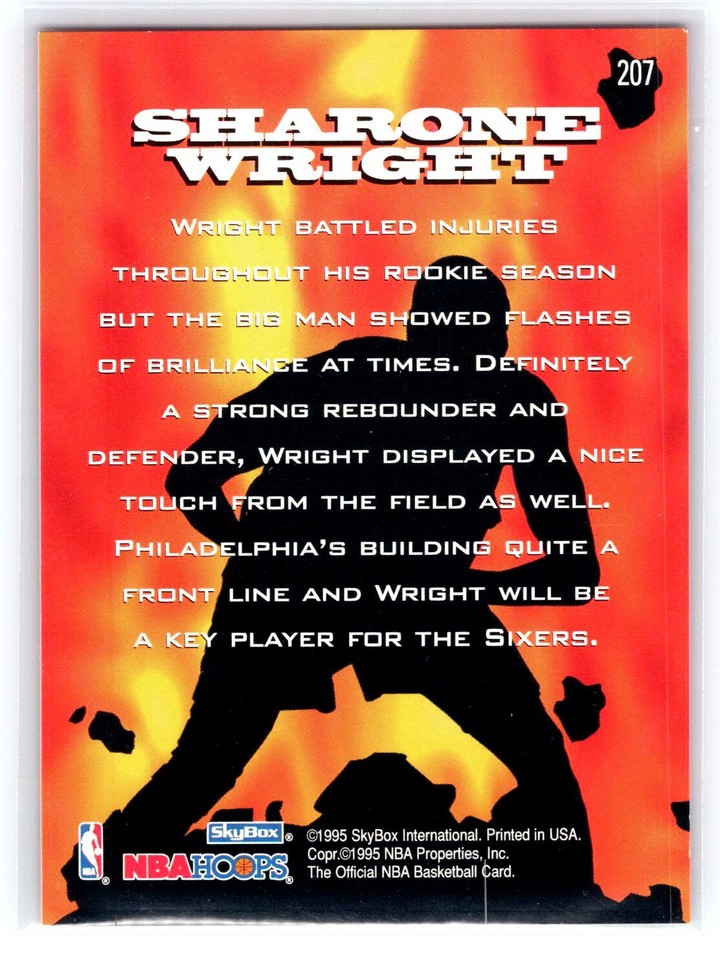 Sharone Wright 1995-96 Hoops #207 | eBay