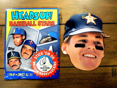CRAIG BIGGIO 1990' TOPPS "HEADS UP!" BASEBALL STARS #6 ASTROS HOF ...