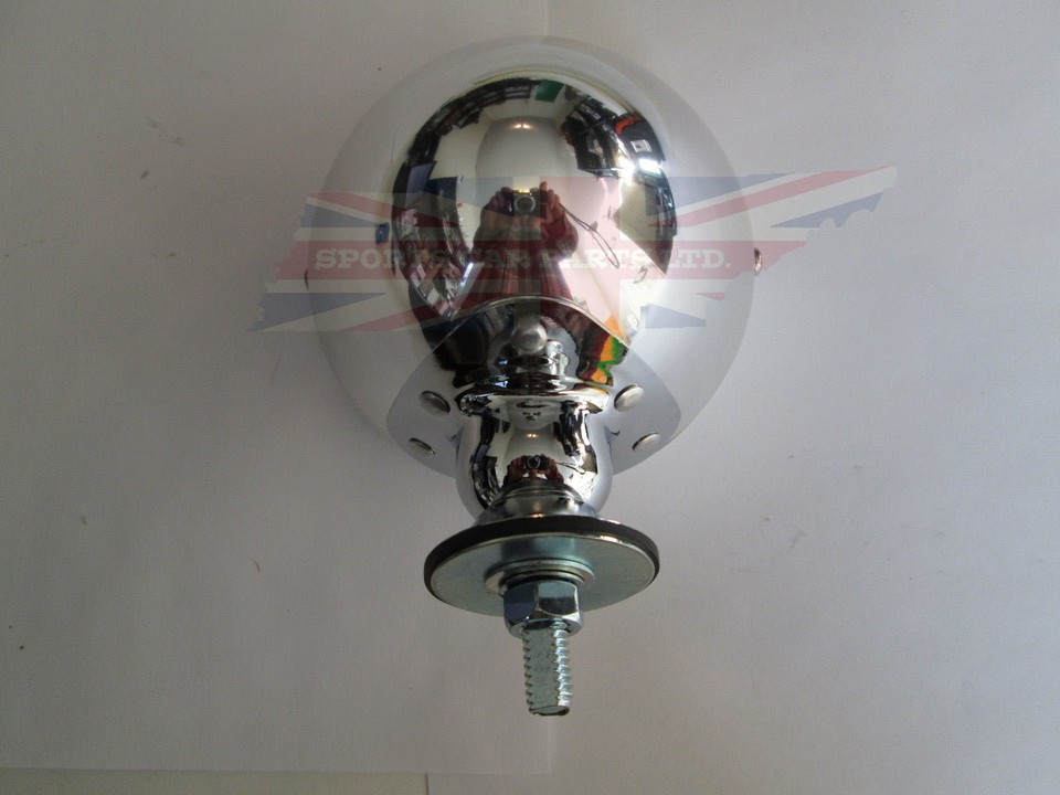 New Raydot Style Race Mirror MGB MGA MG Midget Triumph TR4 TR6 Polished ...