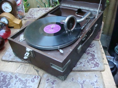 VINTAGE HMV / HIS MASTER'S VOICE GRAMOPHONE MODEL 101 HAVE SOUND BOX | eBay