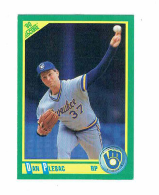 Dan Plesac Mariners #37 RP #86 Score 1990 Baseball Card | eBay