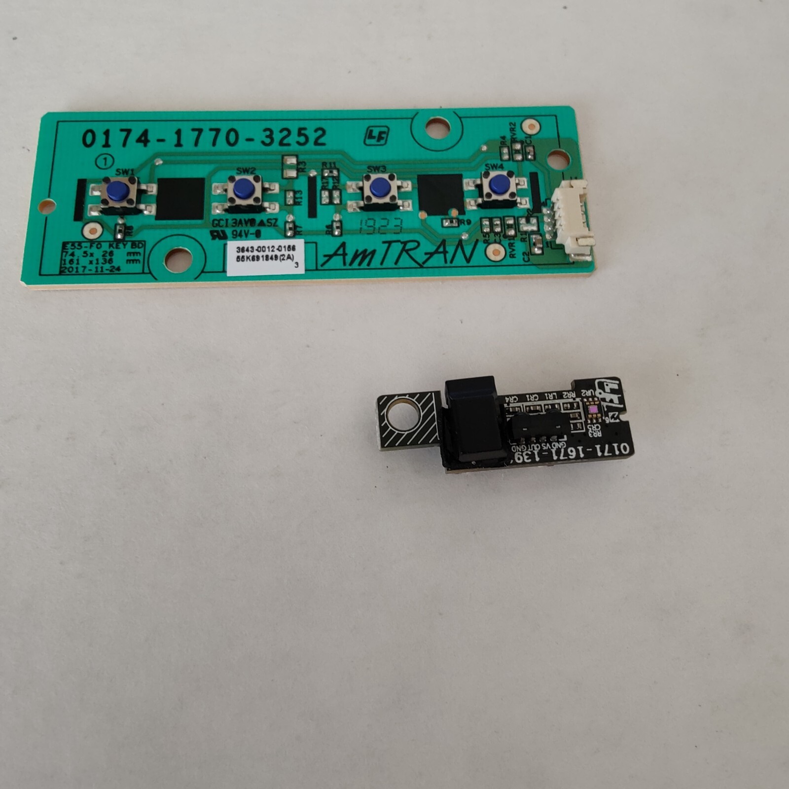 Vizio M437-G0 Repair Kit IR Sensor & Keypad Contro 0171-1671-1391 3655 ...
