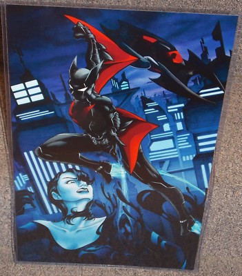 Batman Beyond vs Inque Glossy Art Print 11 x 17 In Hard Plastic Sleeve ...