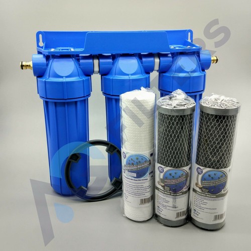 3 Stage HMA High Flow Water Filter KOI Pond Dechlorinator Chlorine ...