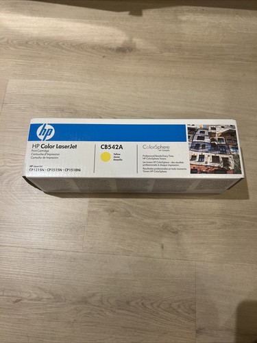 New HP LaserJet CP1215/CM1312/CP1515n/CP1518n CB542A Yellow Toner ...