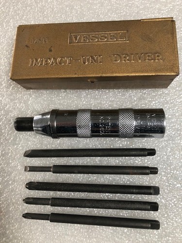 VESSEL Japan Impact-UNI Screw Driver Set Japan No. 2600 | eBay
