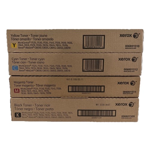 Genuine NEW Xerox Toner SET Sealed Boxes 006R01509 006R01510 006R01511 ...