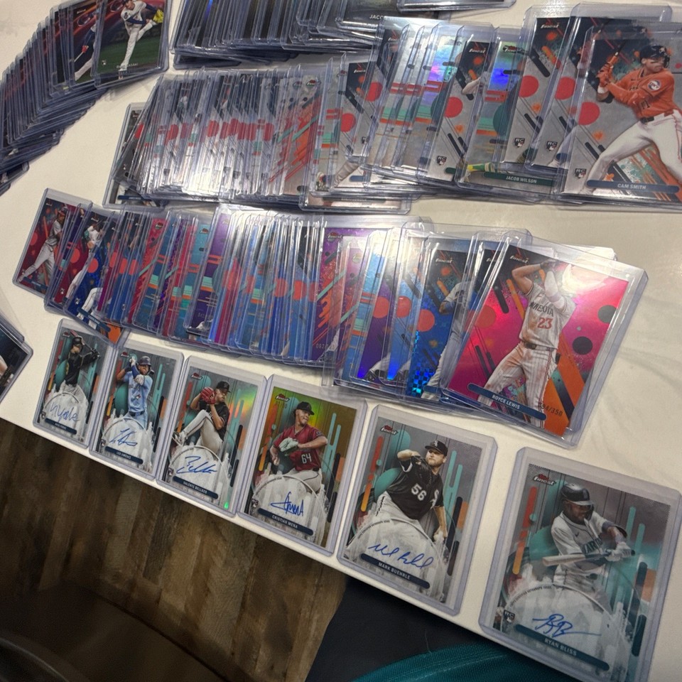 2025 Topps Finest Baseball Bulk Lot Cards Autos, Rare, Refractors, RC ...