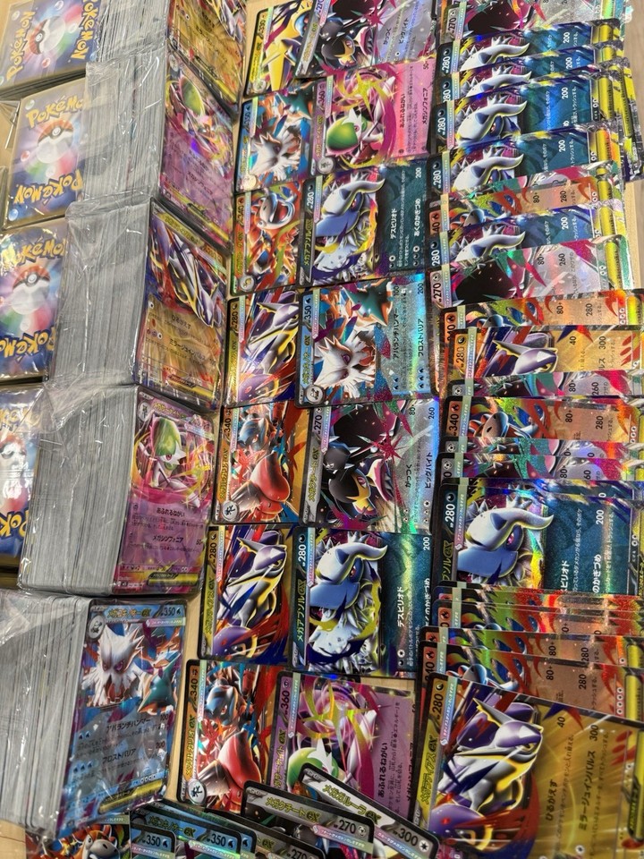 x100 Pokemon Japanese ALL Mega ex RR Cards - All mega EX Only Card Lot ...