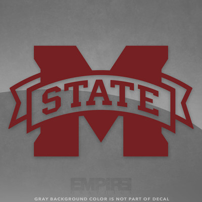 Mississippi State Bulldogs Vinyl Decal Sticker - 4" and Up - More ...
