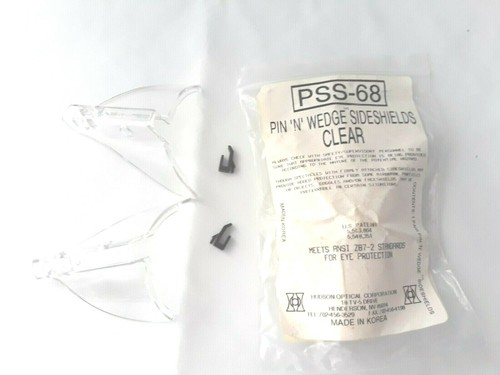 PSS-68 Hudson Optical SIDE SHIELDS GLASSES SAFETY EYEWEAR ANSI Z-87 ...