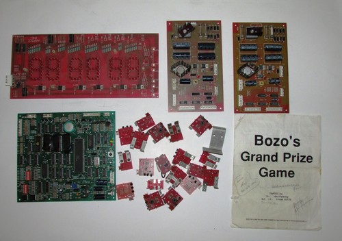 Bozo The Clown Grand Prize Game Partec arcade pcb board schematic ...