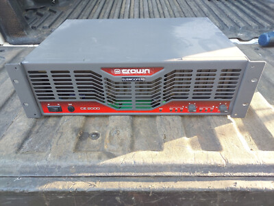 23LL08 CROWN CE2000 AMPLIFIER, FAULTED, AS IS, NO RETURNS, FOR PARTS ...