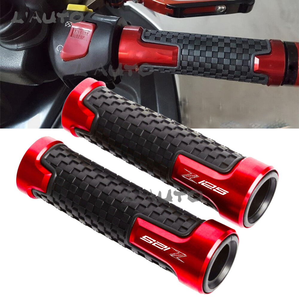Red motorcycle Grips Handle bar Handlebar For Kawasaki Z125 Pro 2015 ...