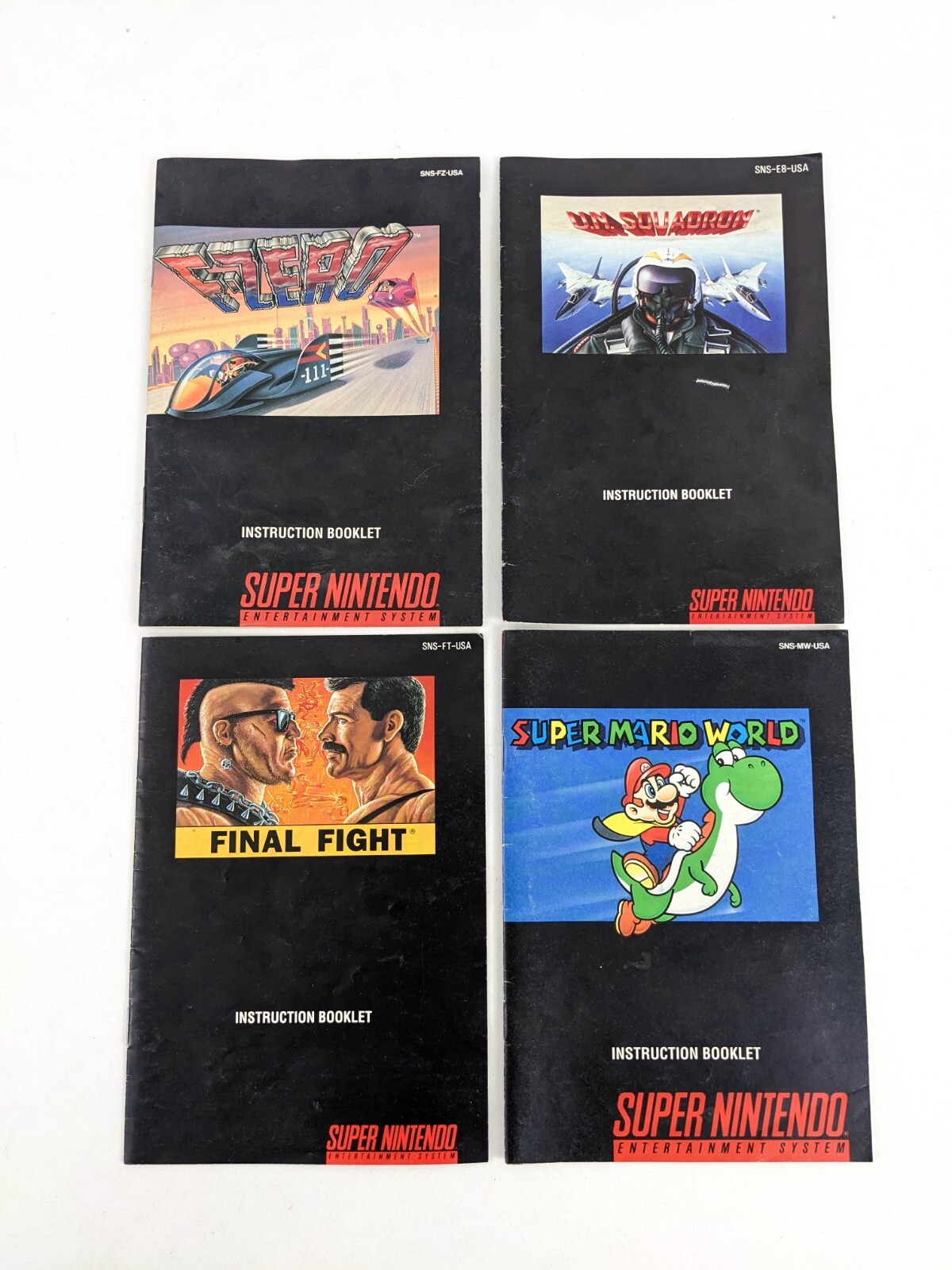 RARE Super Nintendo SNES Lot Inserts Manuals Posters Ads Actraiser U.N ...