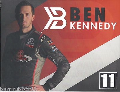 2016 BEN KENNEDY "RED HORSE RACING" #11 NASCAR TRUCK SERIES POSTCARD | eBay