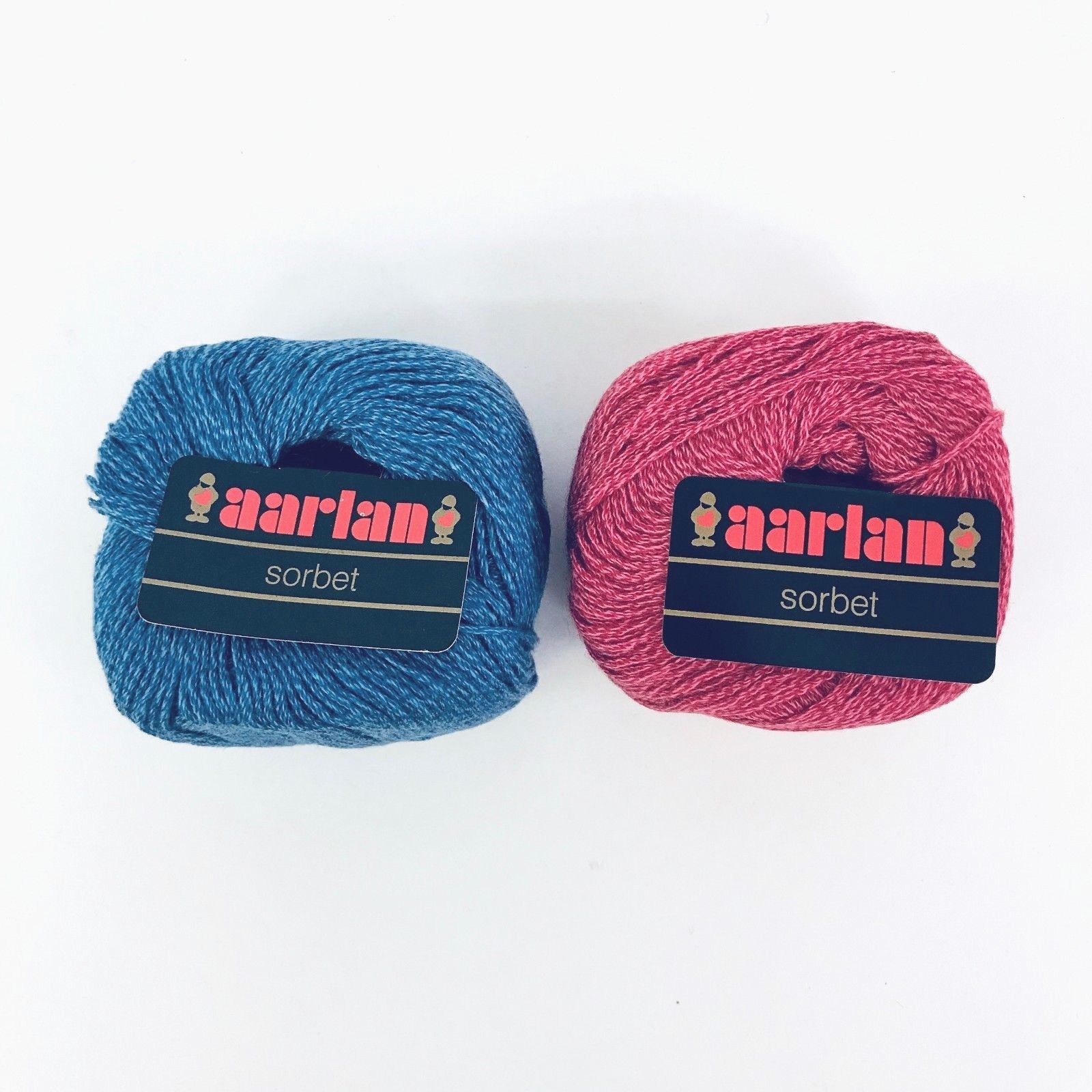 Aarlan Sorbet Cotton Acrylic Sport Yarns Knitting Crochet Bag of 10 ...