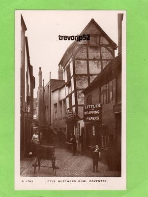 Little Butchers Row Coventry unused RP pc WHS Kingsway Ref B455 | eBay UK