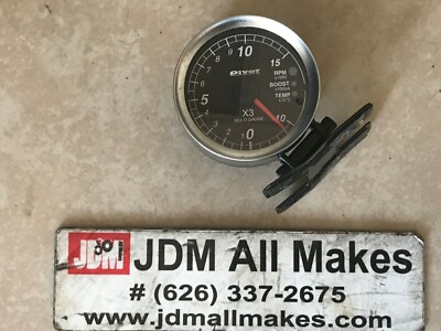 JDM PIVOT 3X Series Multi Gauge Tachometer Boost Temperature CL7 Euro R ...
