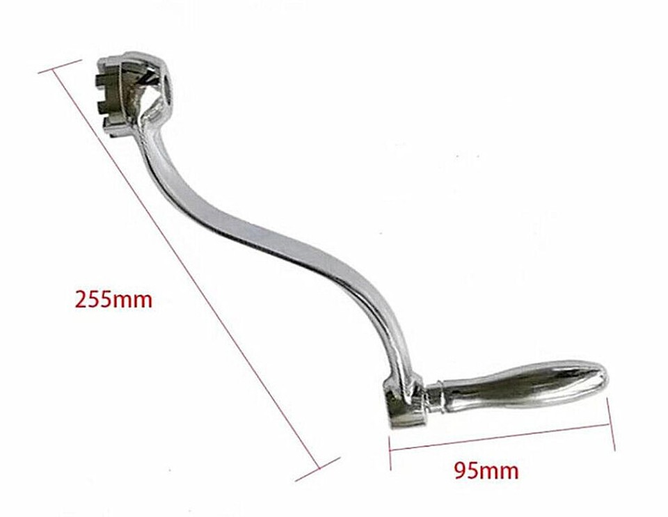 Milling Machine 7-Teeth Type Elevating Knee Crank Handle Mill Part ...