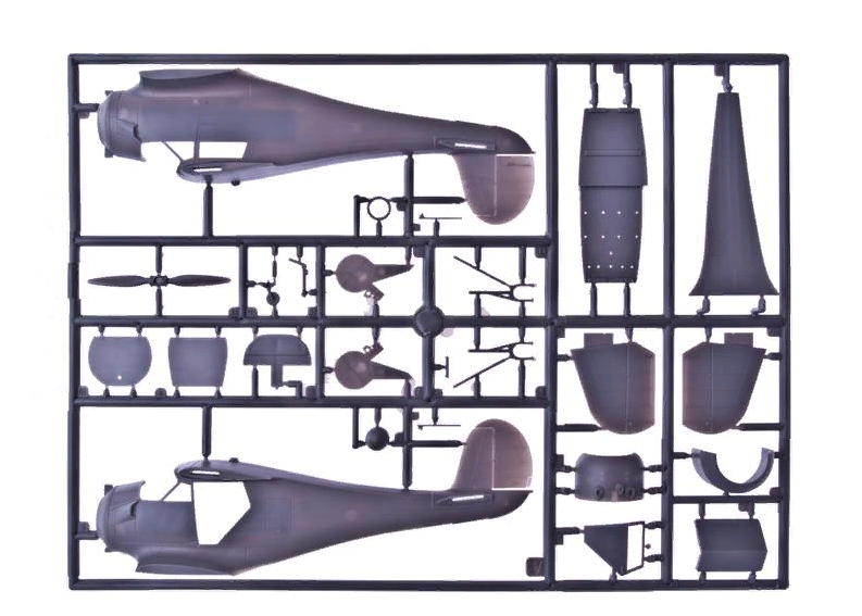 Beechcraft SD17S Staggerwing - model airplane kit 170 mm scale 1/48 ...