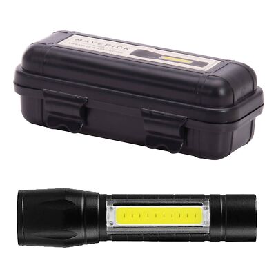 Maverick 3-in-1 Rechargable Metal Flashlight - Spotlight - Zoom - Strip ...
