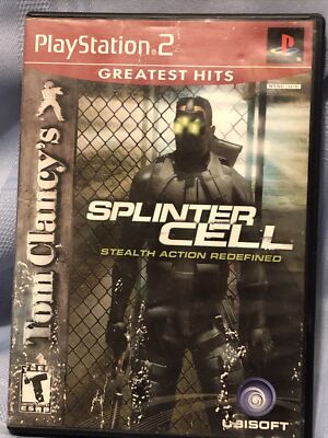 Tom Clancy's Splinter Cell Sony Playstation 2 PS2 Video Game TESTED ...