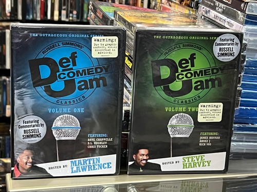 Def Comedy Jam Volume 1 & 2 (DVD) Steve Harvey, Martin Lawrence, Chris ...