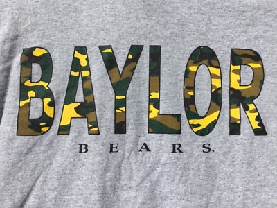 NCAA Baylor Bears Football camo graphics T-shirt sz XL new NWOT | eBay
