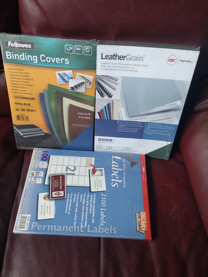 Fellowes Comb Binder, Rexel 4 Hole Punch, Avery Paper Cutter | eBay UK