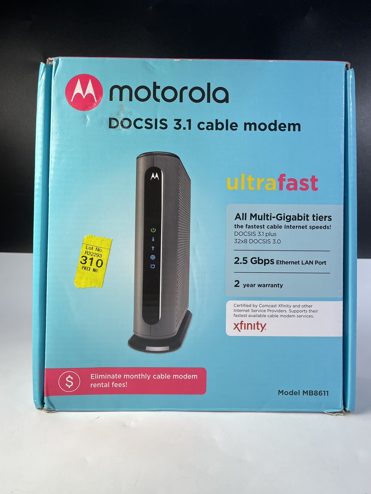 Motorola MB8611 DOCSIS 3.1 Multi-Gig Cable Modem 855631006644 | eBay