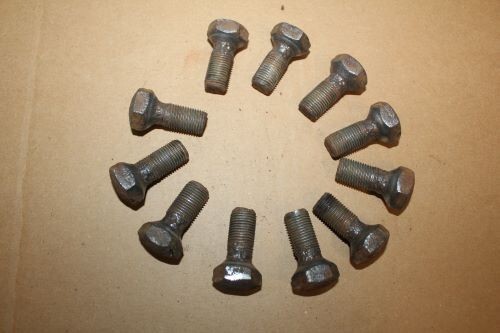 11 OEM John Deere JD16R Domed Head Wheel Bolts 9/16"-18 x 1" A B H | eBay