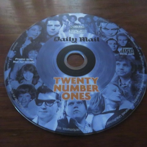 20 Twenty Number Ones Hits Daily Mail CD Disc Album Promotional ...