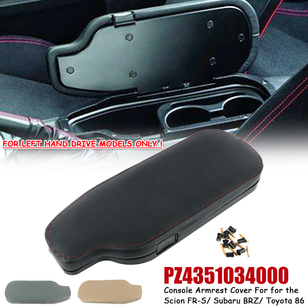 Euro-Spec Flip Open Console Armrest Cover For Scion FRS/ Subaru BRZ ...