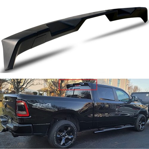 For 19 20 21 22 23 24 25 Dodge Ram 1500 MATTE BLACK Trunk Roof Spoiler ...