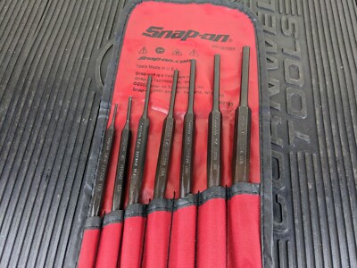 #bg302 Snap On Tools Punch And Chisel Set PPCD70BK 8-Piece | eBay
