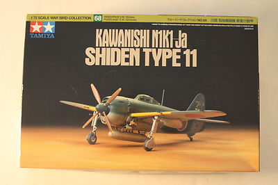 Japan Kawanishi N1K1-Ja Shiden, 1/72 Tamiiya kit 60768, Airplane Model ...