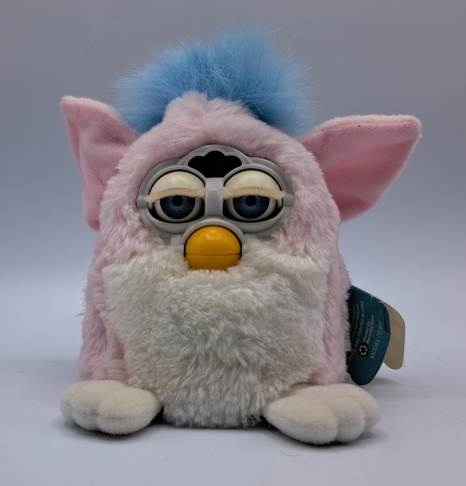 Furby Babies Electronic Pink White Blue Hair 70-940 Tiger 1999 Tested ...